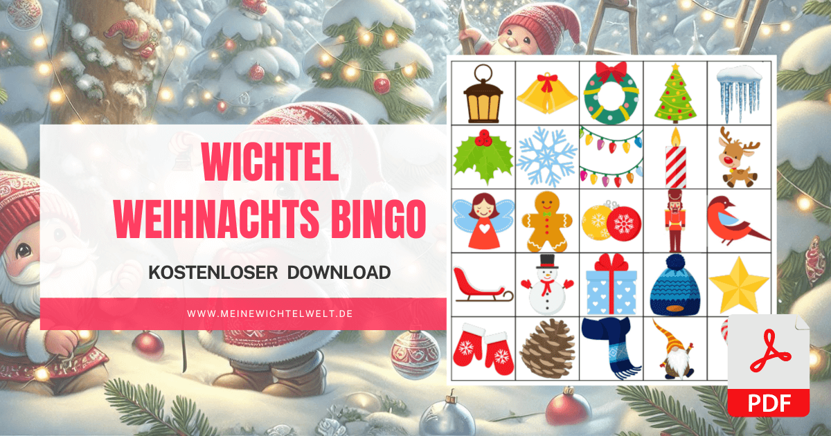 Wichtel-Bingo & Weihnachtsbingo – Kostenlose Vorlagen zum Ausdrucken ...